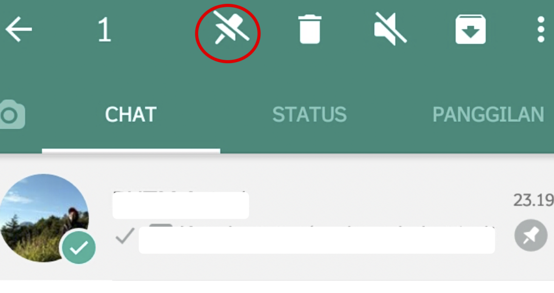 Cara Mudah Menyematkan / Pin Chat Pada Aplikasi WhatsApp